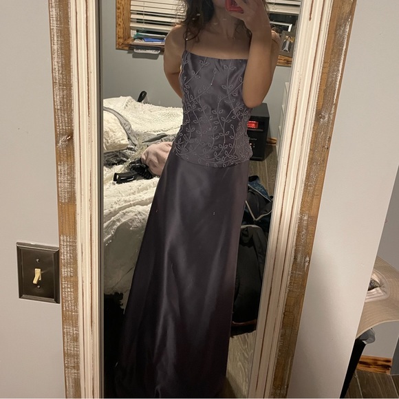 Alfred Angelo | Dresses | Early 200s Purple Beaded Prom Dress | Poshmark